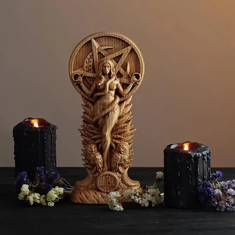 Olivenorma Resin Witches Lilith Statue Pagan Decoration – au.olivenorma