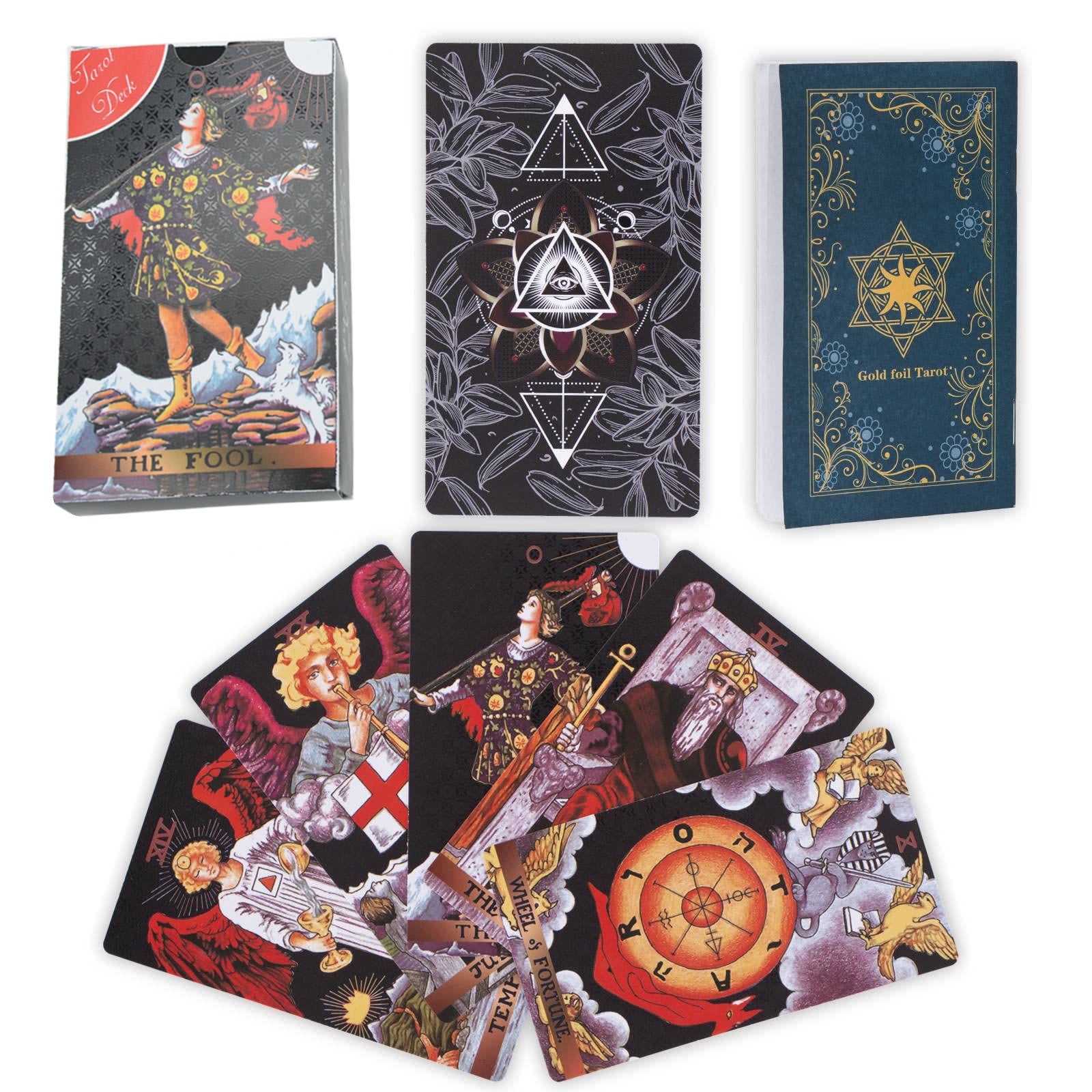 Olivenorma Black Triangle Evil Eye Tarot Deck Cards – au.olivenorma